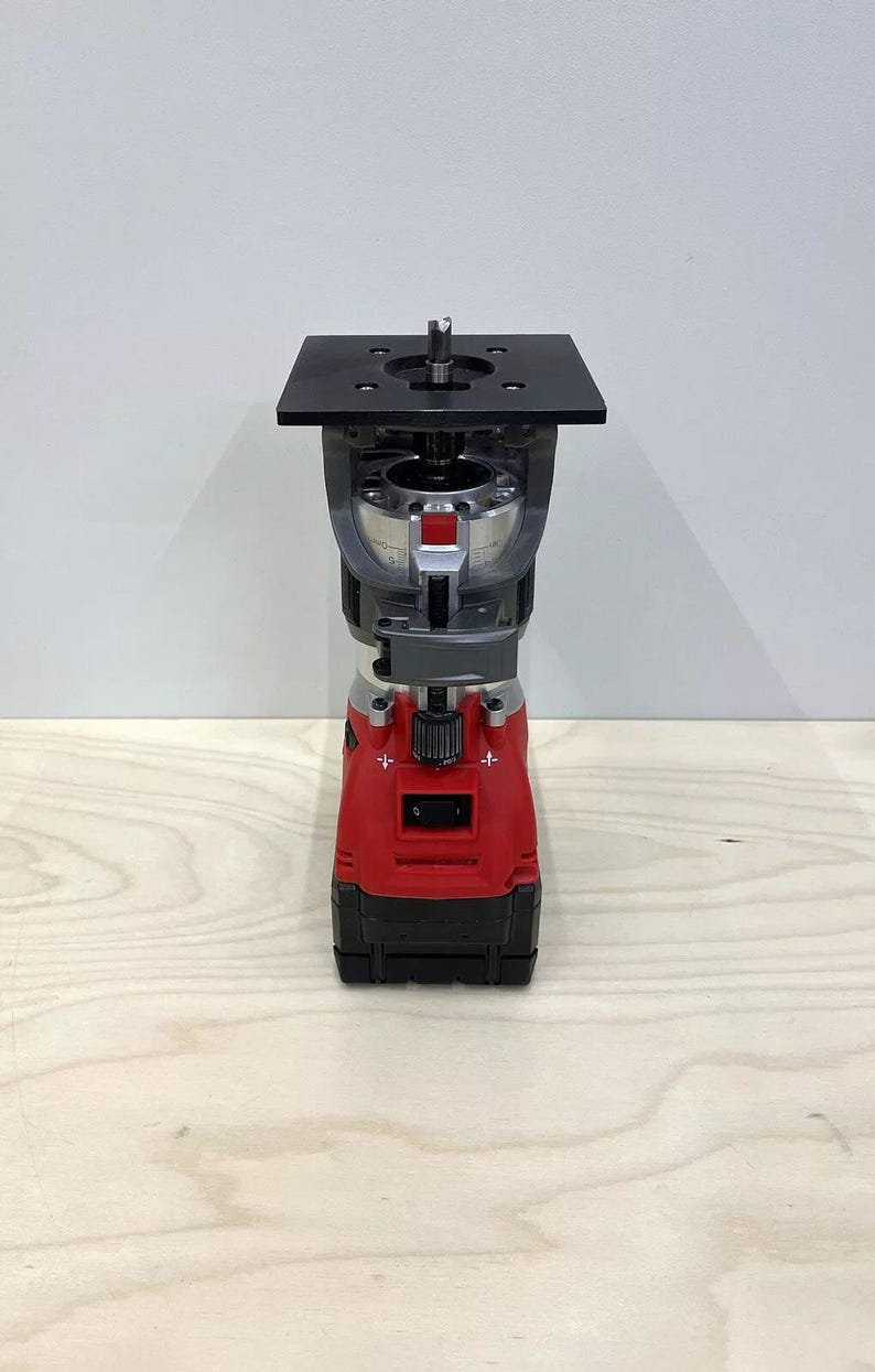 Milwaukee M18 Compact Router Baseplate Adaptor for Track Saw Guide ...