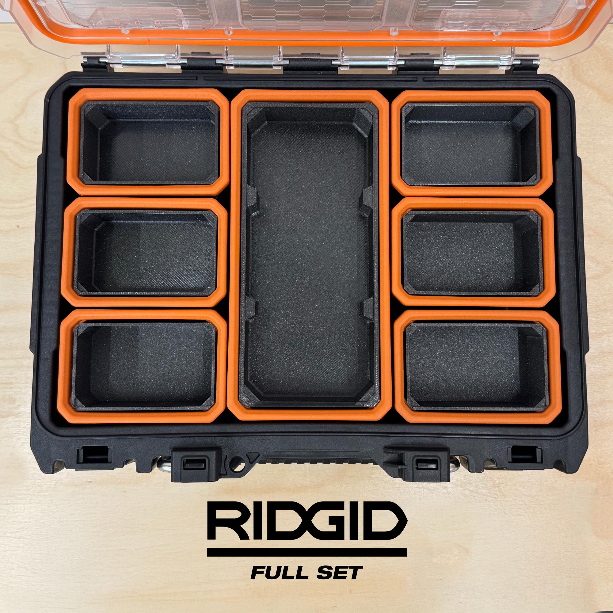 Ridgid Pro Gear 2.0 Half Organizer Insert Bins – Full Set of 7 - Etsy