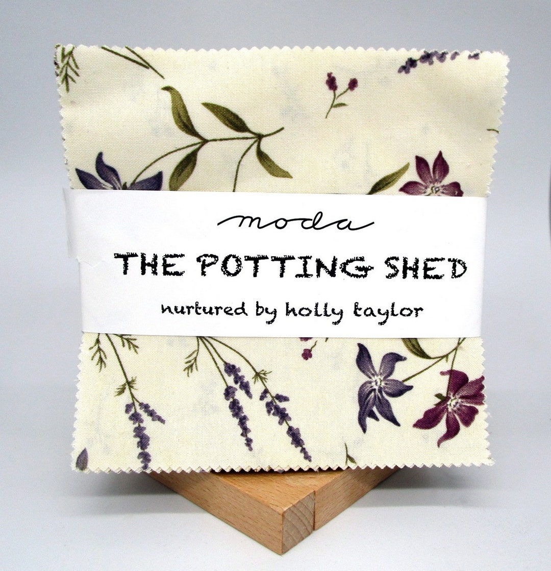 Moda Charm Pack 42ct 5" Squares the Potting Shed - Etsy