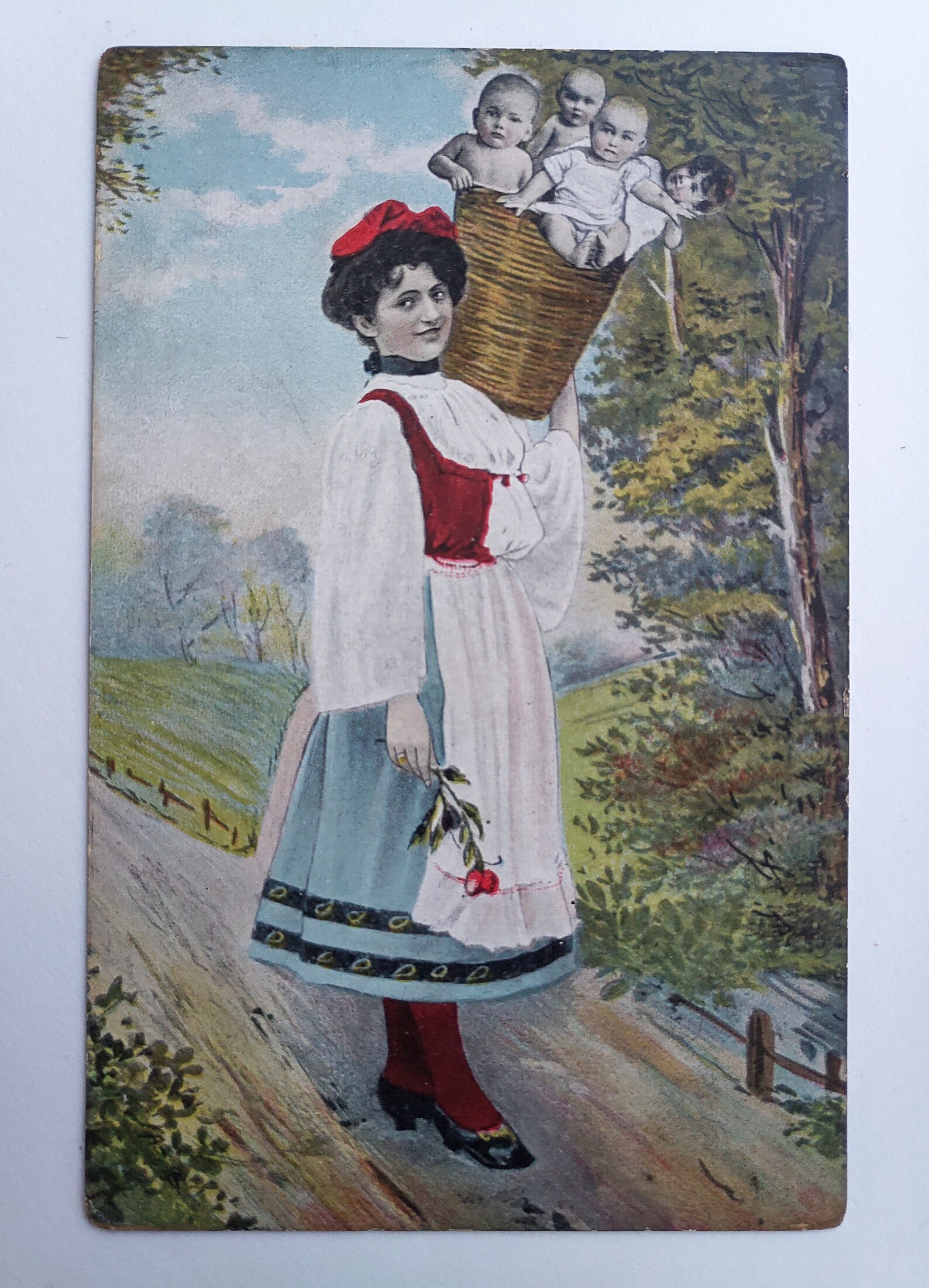 Antique Multiple Babies Postcard / Original 1900s Photo Collage / Real ...