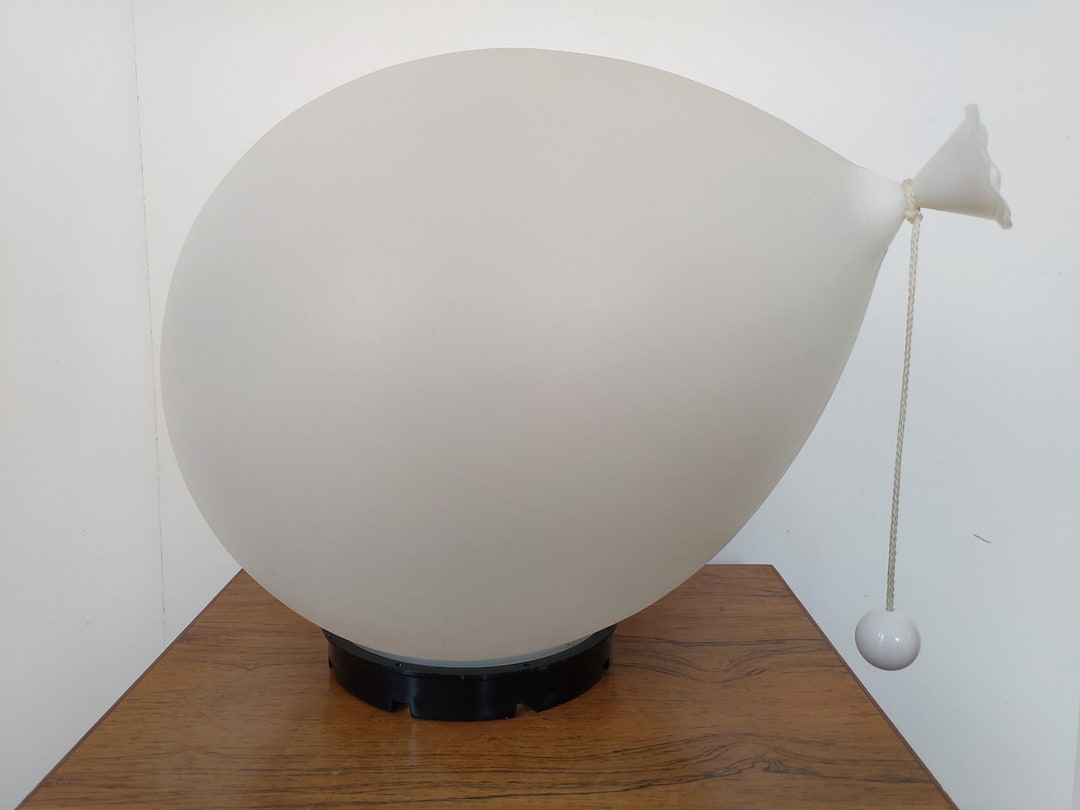 BILUMEN BALLOON Lamp, Original Marked, Yves Christin, White MEDIUM Size ...