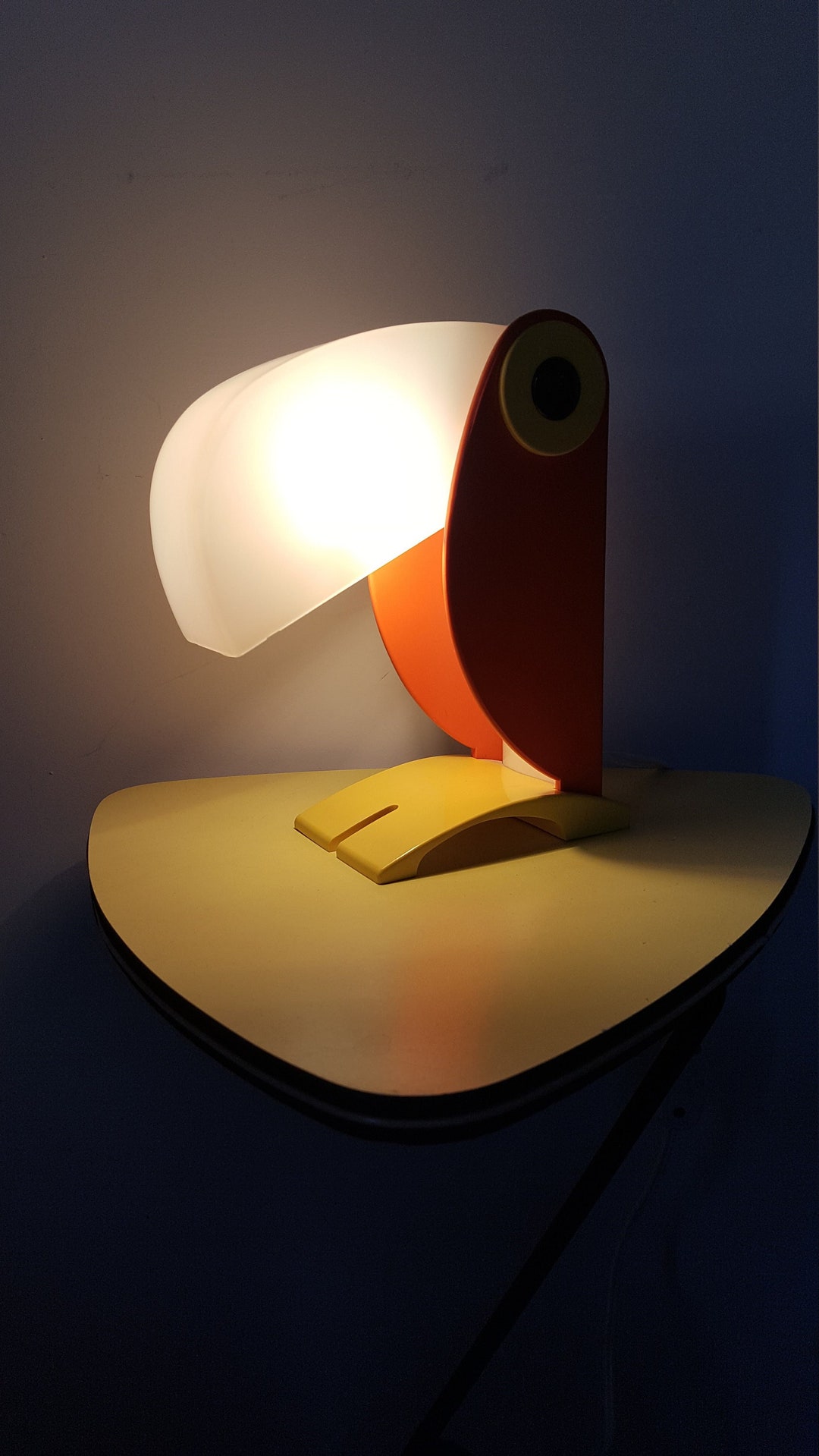 TOUCAN Lamp / Old Timer FERRARI Verona Light / OTF Italian Mid-century ...