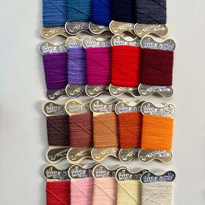Gift BOX Visible Mending Yarn, 40 New Old Stock Wool Cards, Darning ...