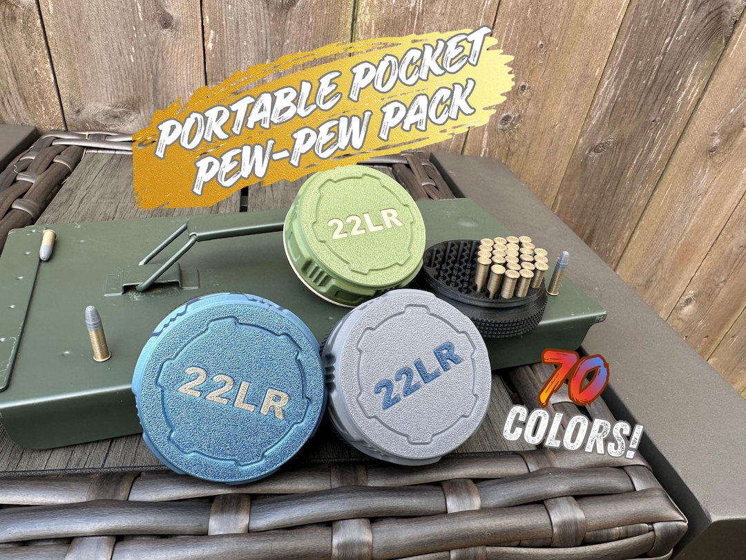 Mini .22LR Ammo Puck: Pocket Ammo Case - Etsy