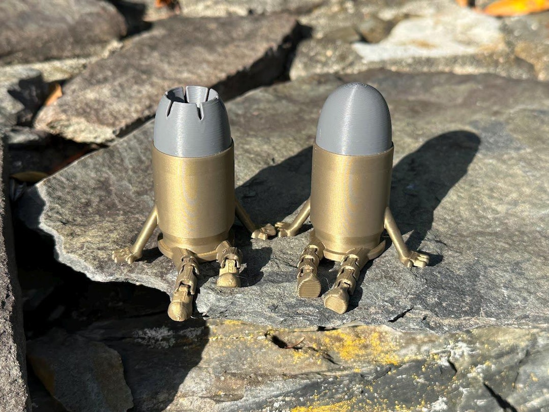 Bullet Bill - Articulated Flexible Desk Figurine Toy (print in Place ...