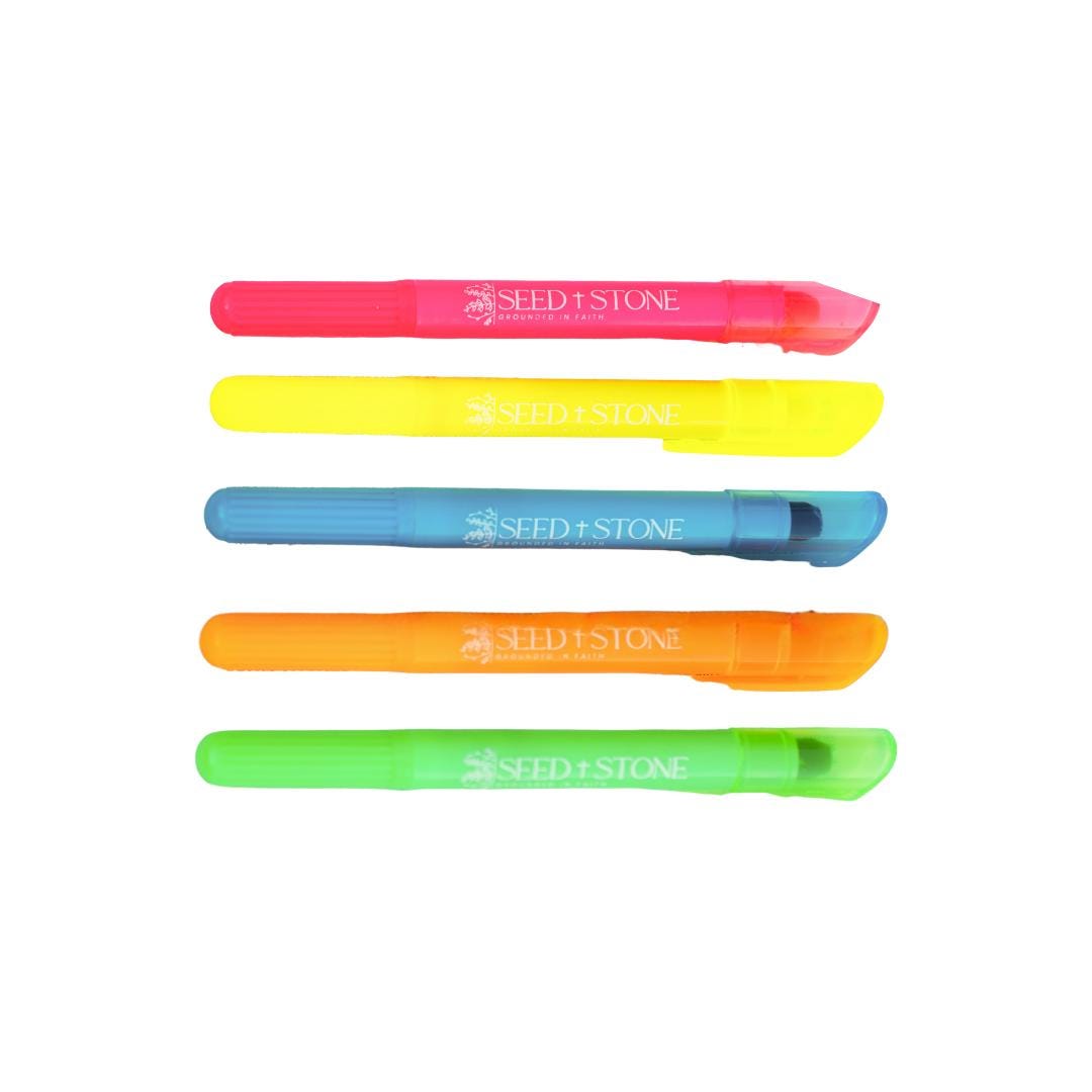 Bible Wax/gel Highlighters (5 Pack) - Etsy