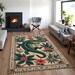 Crocodile Rug, Animal Pattern Rugs, Alligator Decor Rug, Housewarming ...
