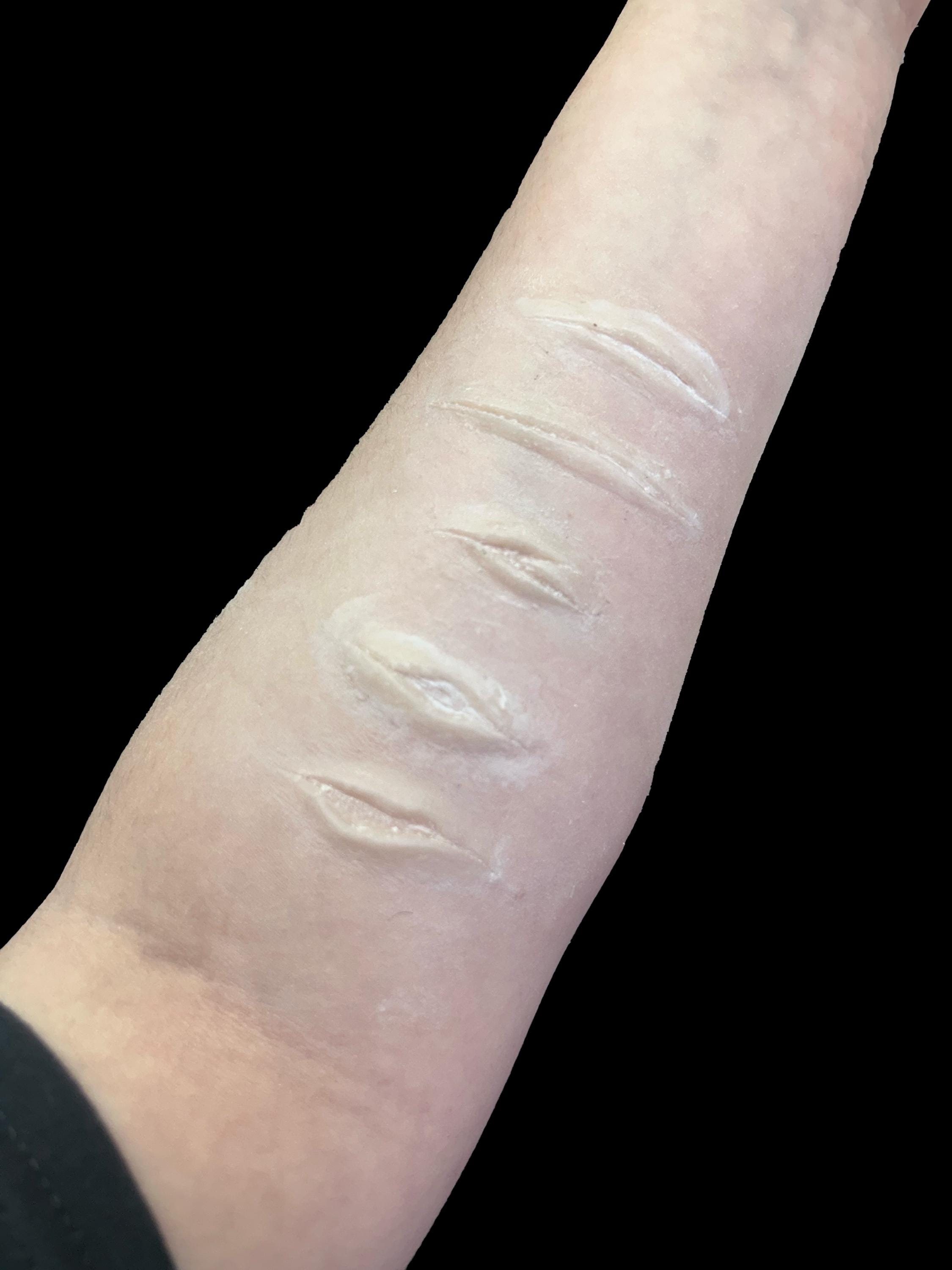 5-piece Small Prosthetic Cut Set – Realistic Wound FX for SFX Makeup ...