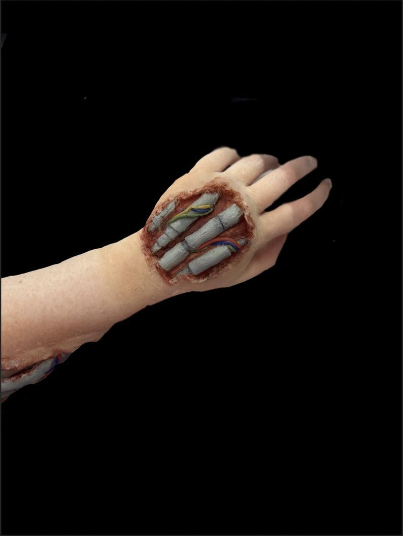 Biomechanical Cyborg Arm & Hand Prosthetics | Sci-fi SFX Prosthetic ...