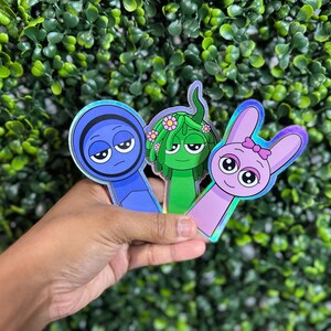 Sprunki Cup Cake Topper Set - Etsy