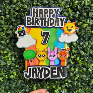 Sprunki Cake Topper - Etsy