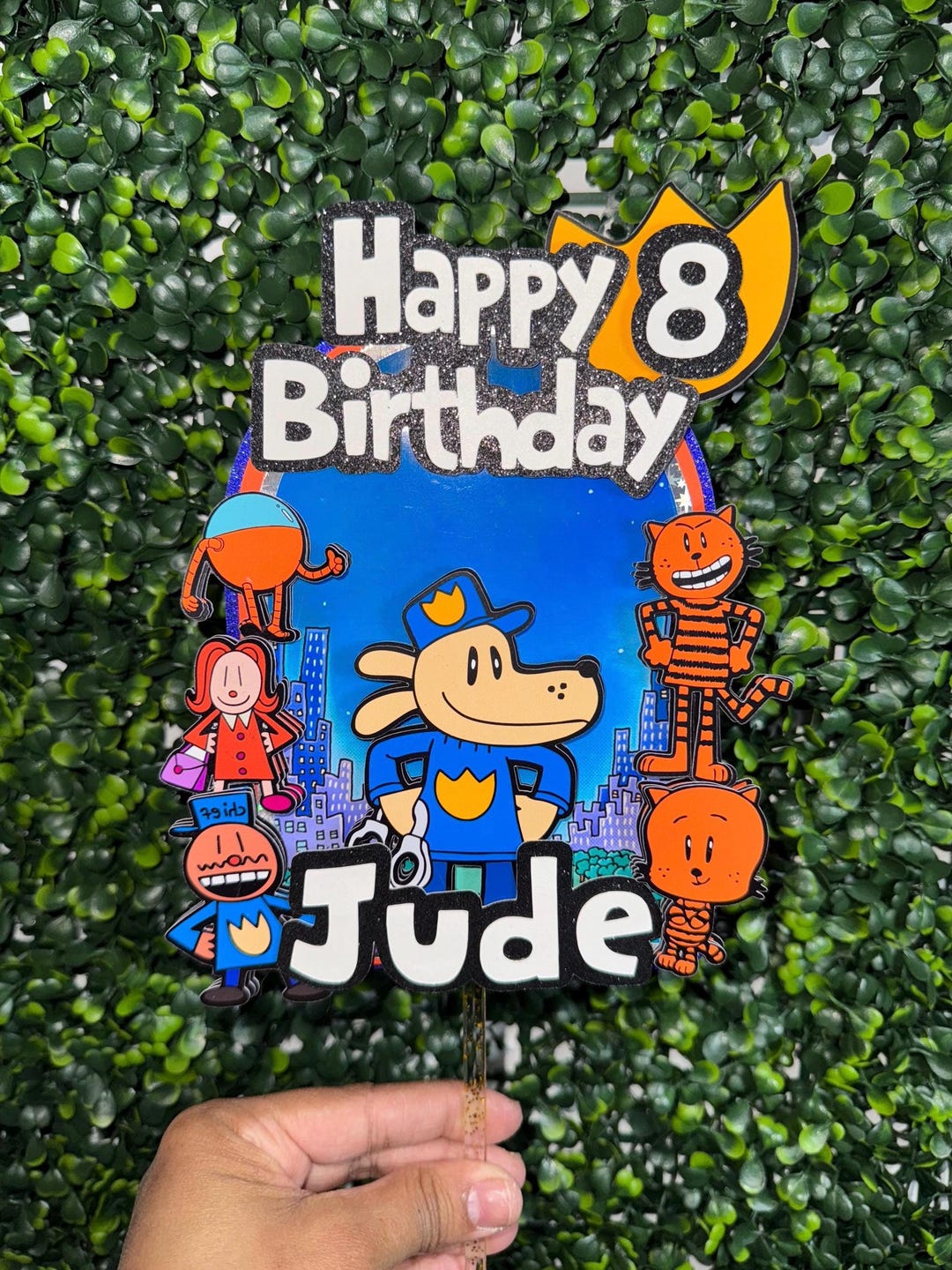 Dogman Cake Topper - Etsy