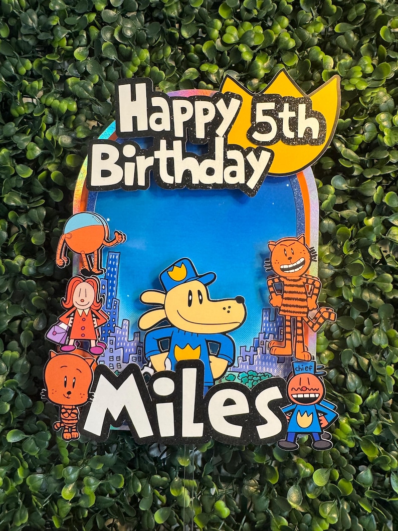 Dogman Cake Topper - Etsy