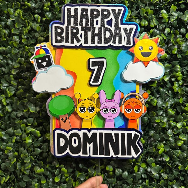 Dandy World Cake Topper - Etsy