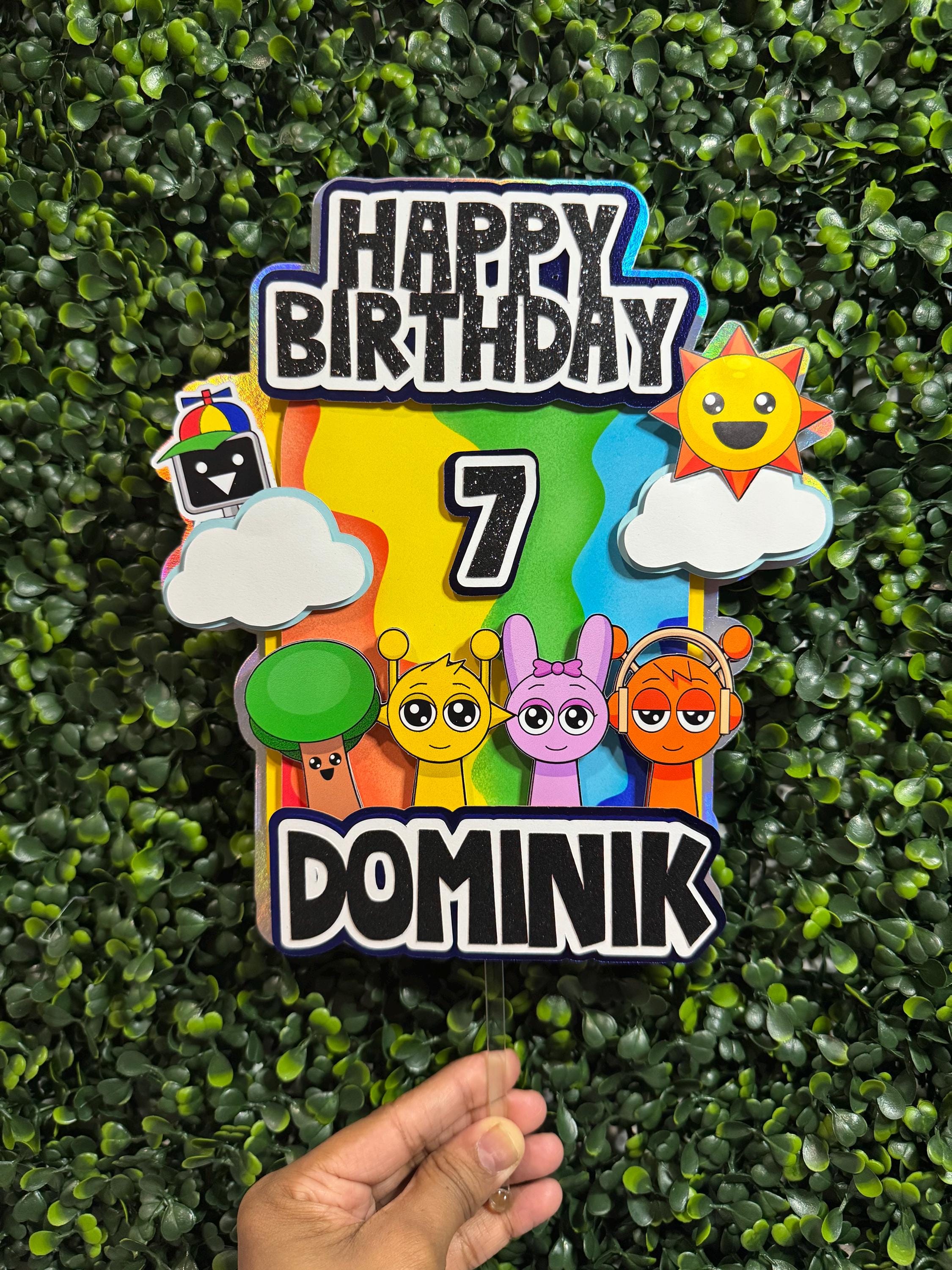 Sprunki Cake Topper - Etsy