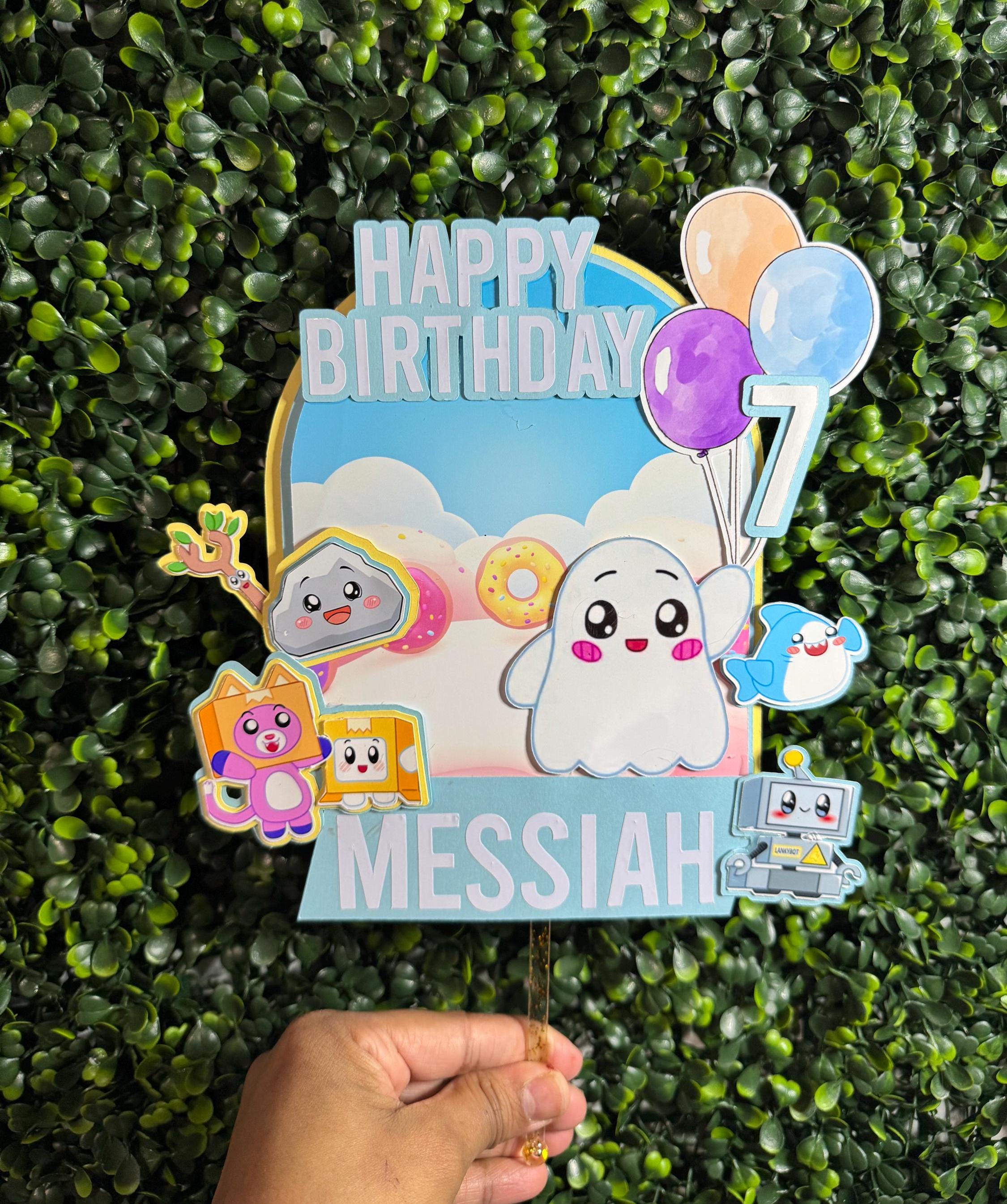 Lanky Box Cake Topper - Etsy