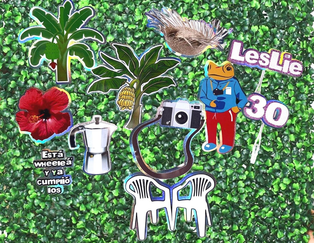 BAD BUNNY Dtmf Cake Topper Set - Etsy