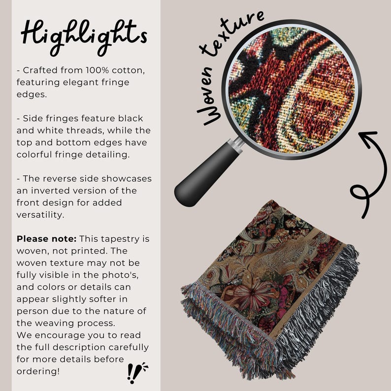 French Verdure Wall Tapestry; Forest Castle Woven Blanket With ...