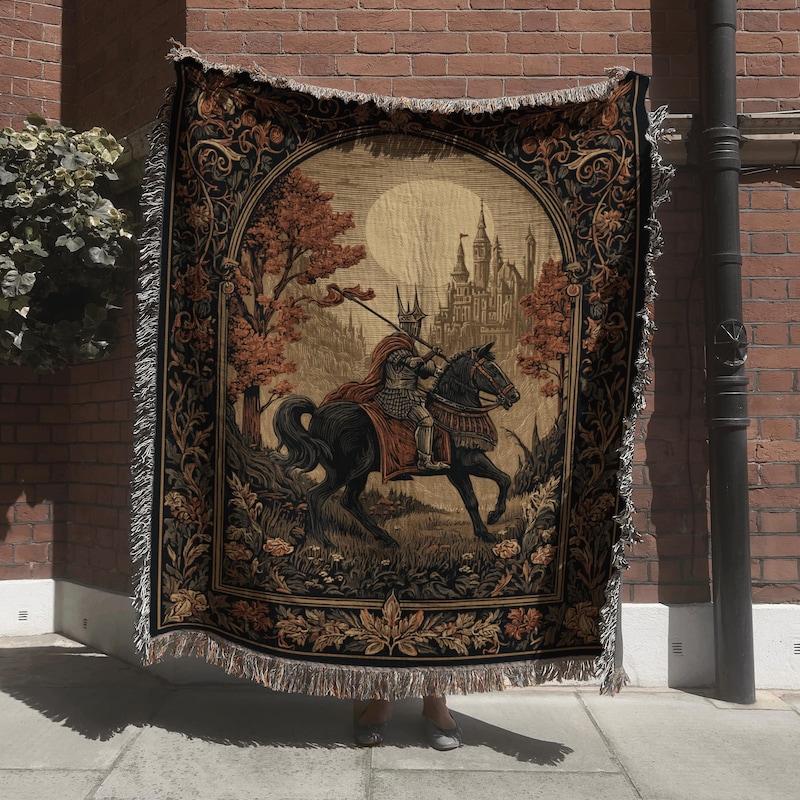 Tapestry Knights Old - Etsy