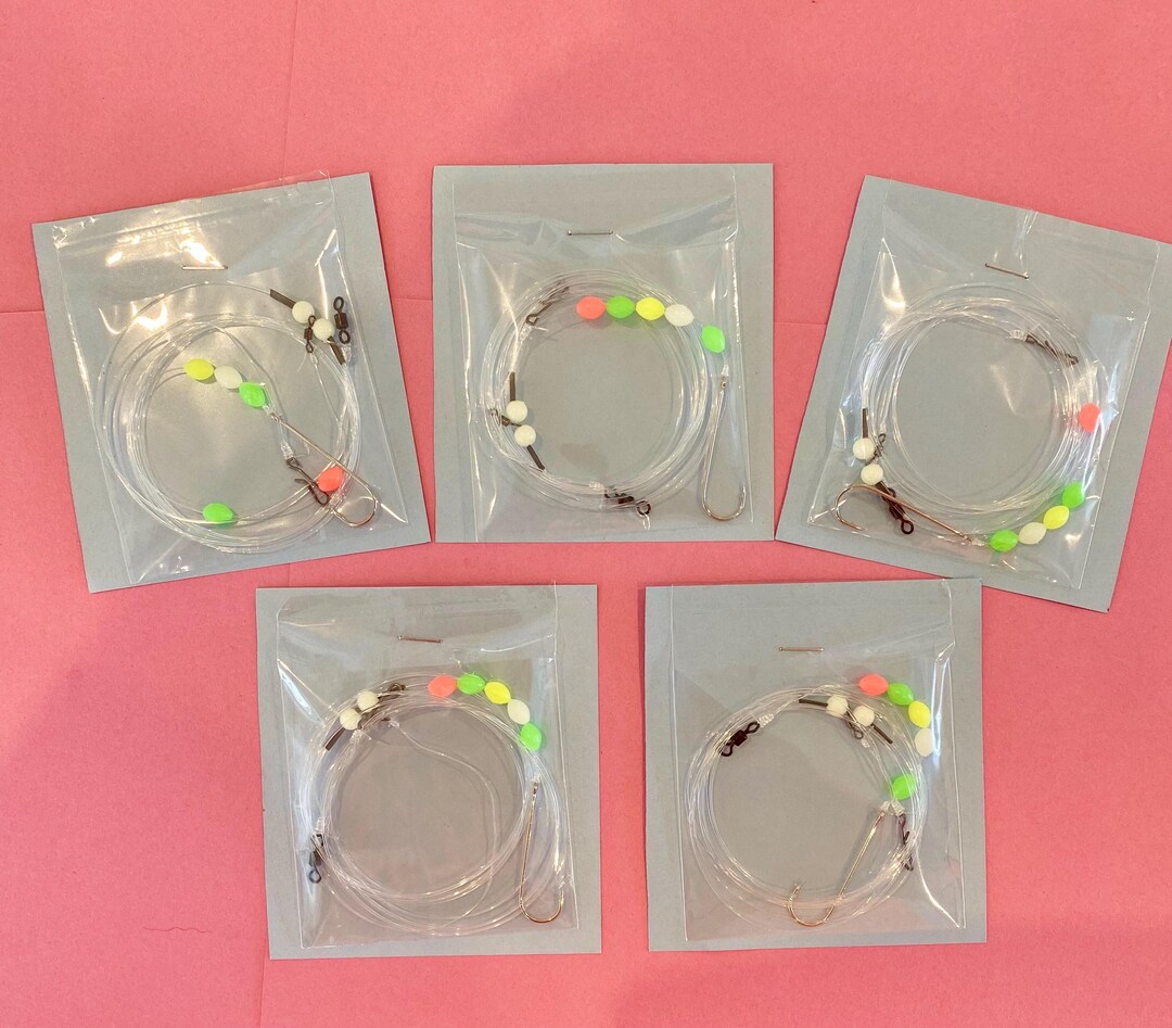 5 X 1 Ready Made Sea Fishing Rigs, Shore or Boat Fishing Rigs, Bass ...