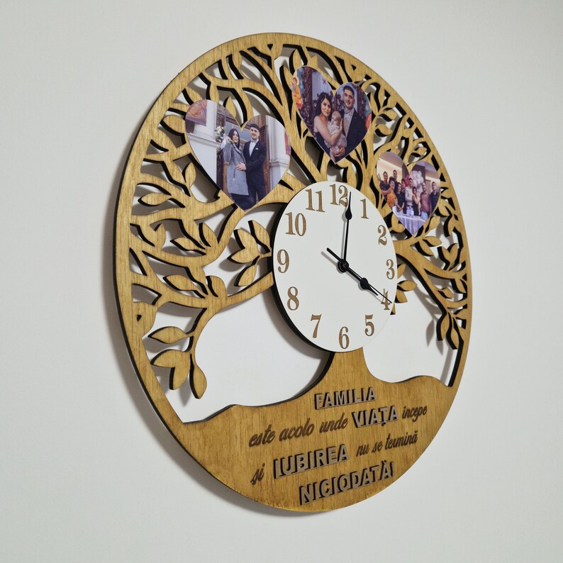 Customized Wooden Watch Laser Cutting File. Laser Cut Wall Tree Life ...