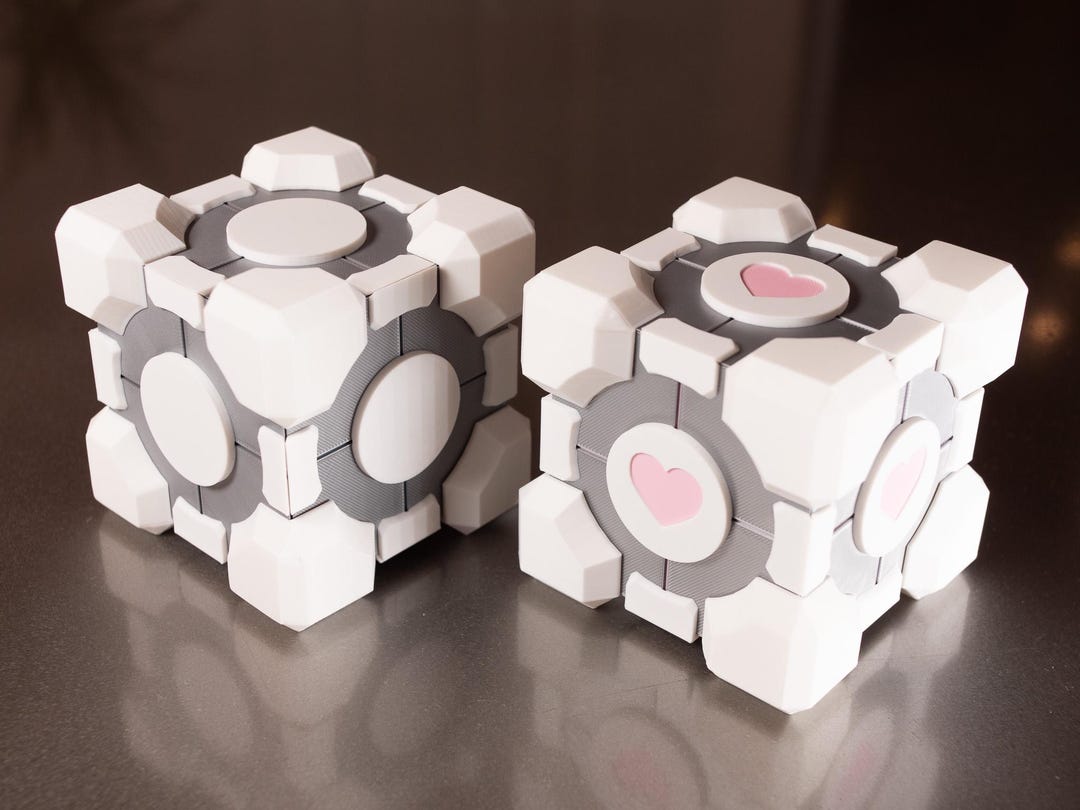 Companion Cube - Portal Inspired Collectable and Prop - Etsy