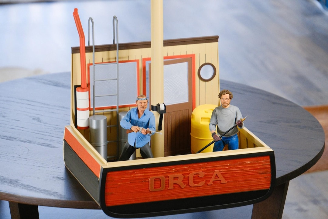 Orca - Jaws Inspired Action Figure Diorama & Boat Display - Etsy