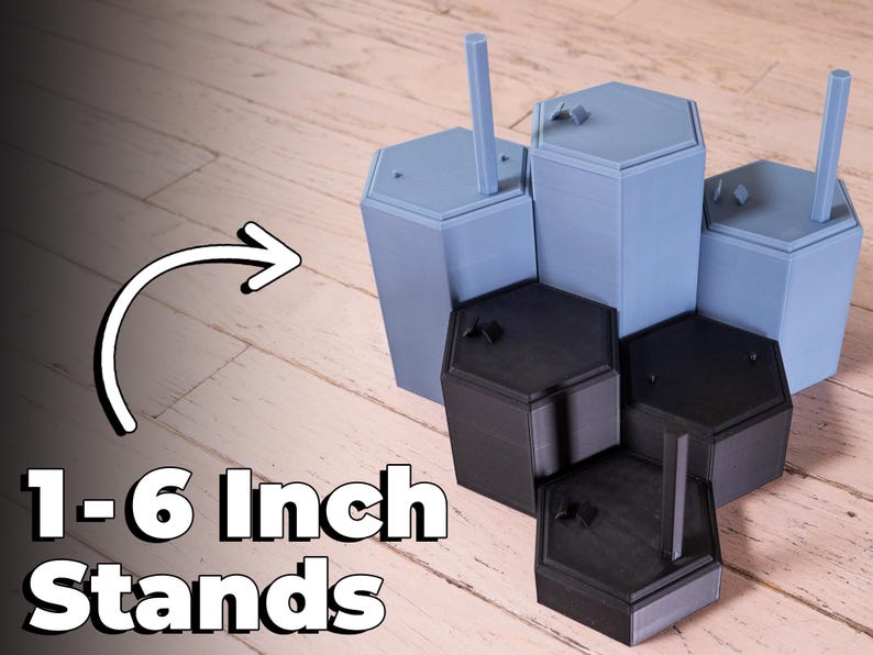 Modular 1/12 Action Figure Stands STL FILE - Build Your Custom Display ...