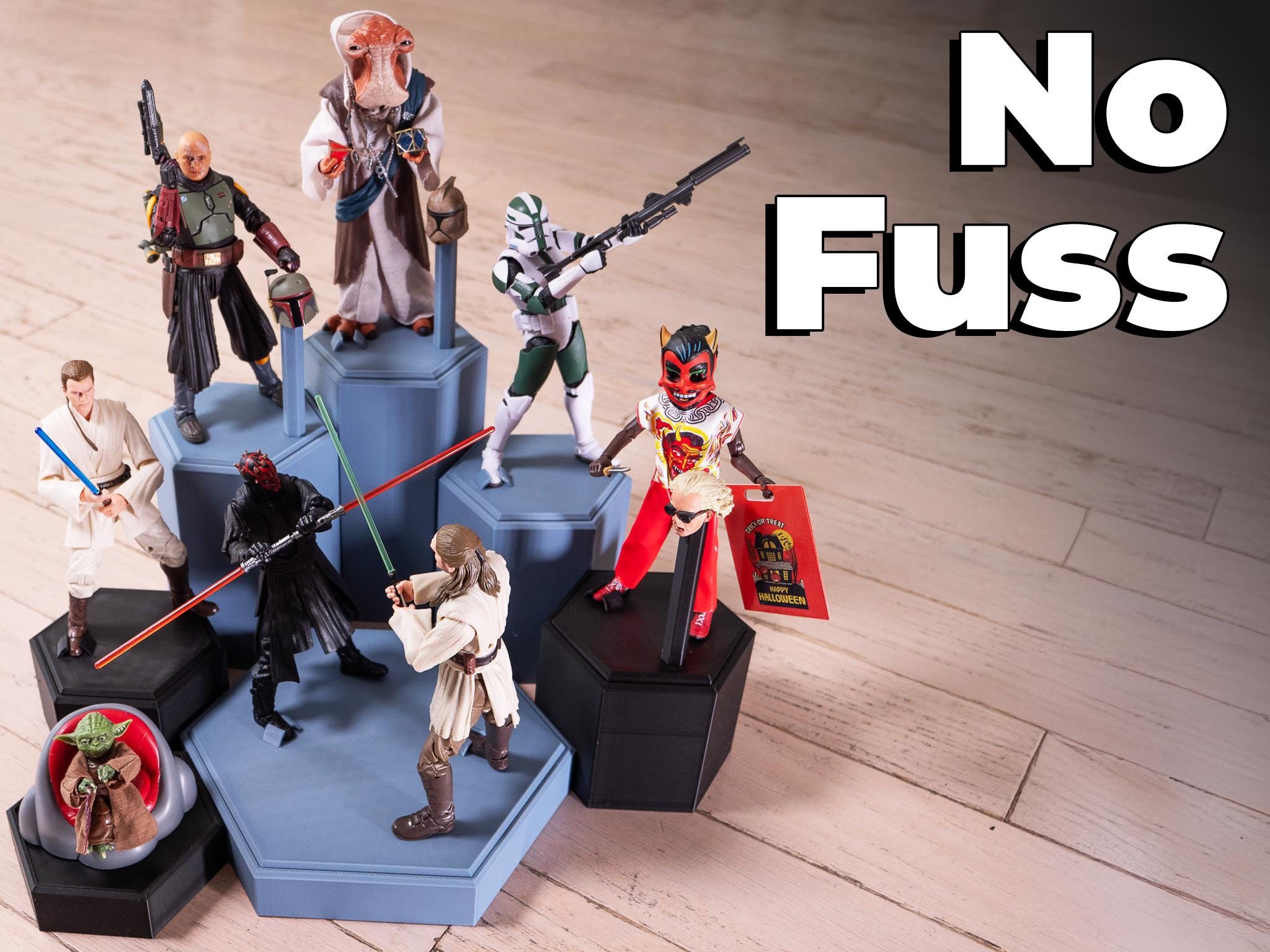 Modular Action Figure Stands STL - Etsy