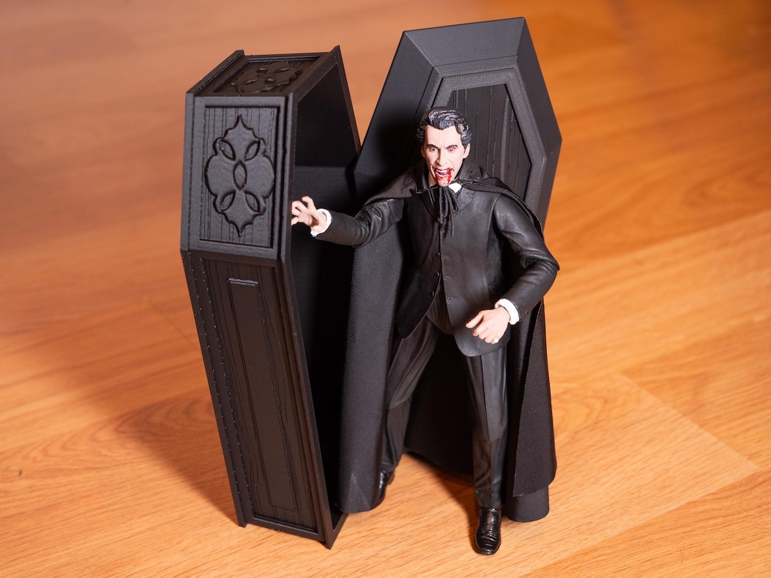 Dracula's Coffin - Miniature Dollhouse Horror Display Prop and Scale ...