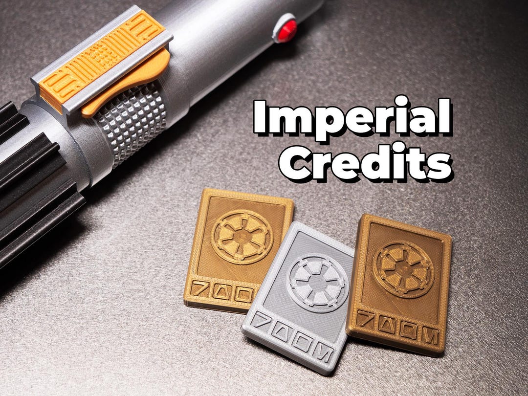 Star Wars Imperial Credit Replica Prop: 3D Printed Toy (and for Black ...