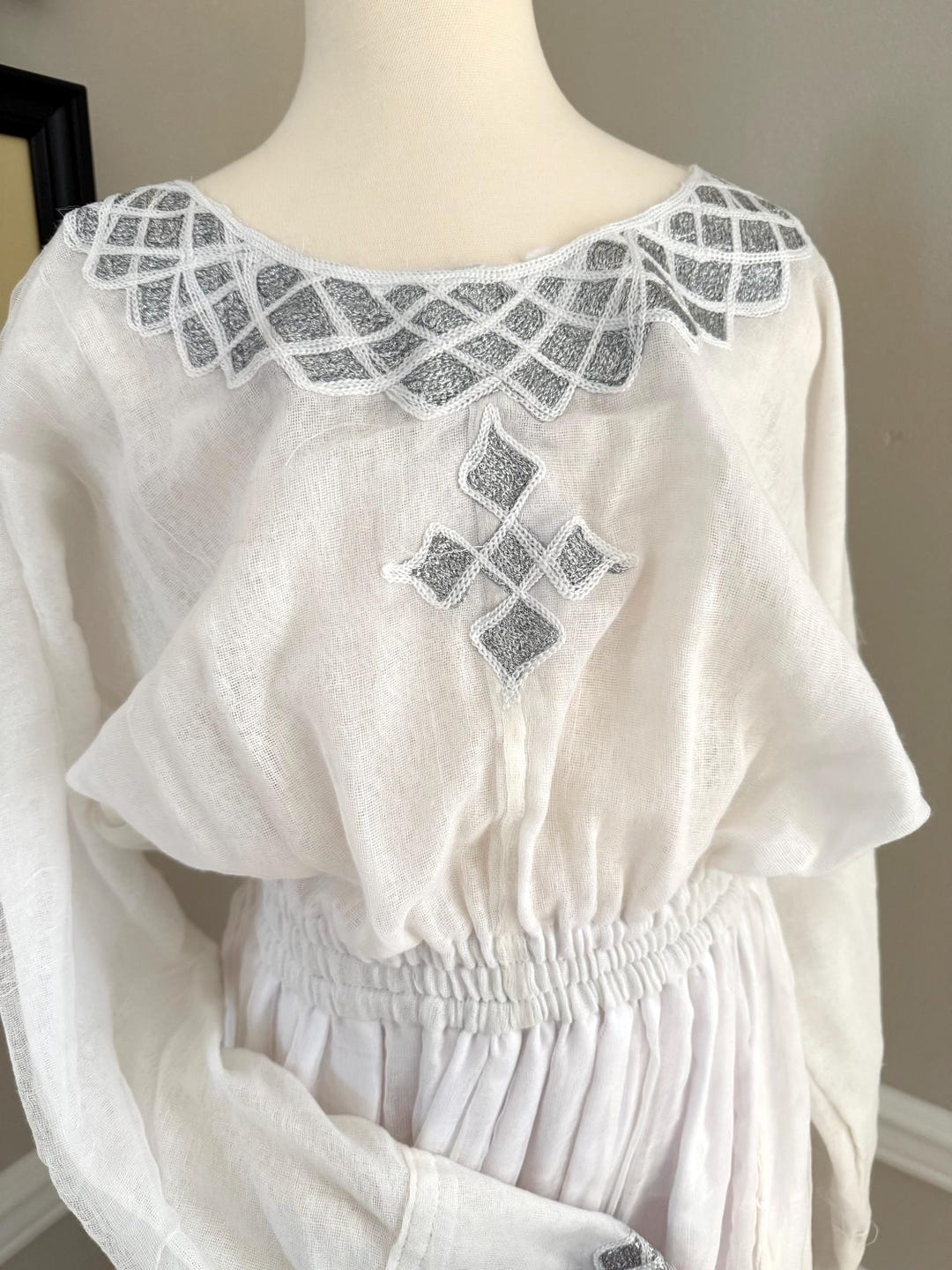 Simply Habesha - All White Habesha Libs |ethiopian Dress - Etsy