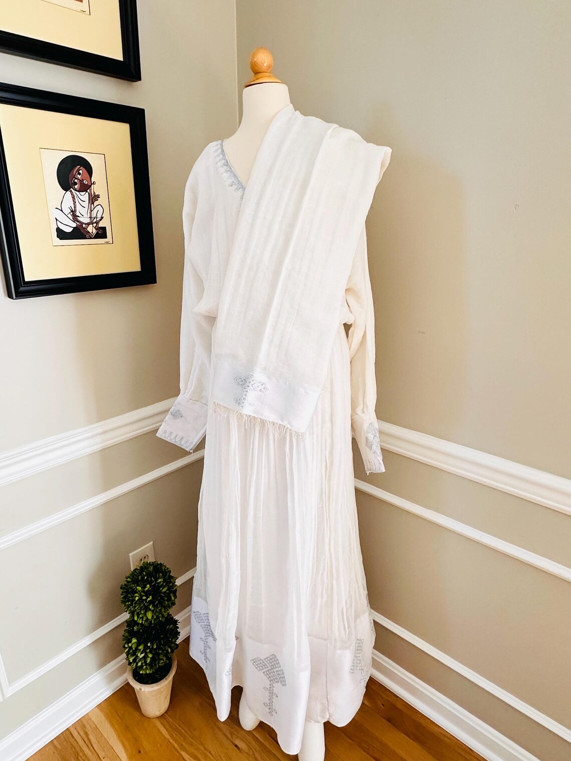 Simply Habesha - All White Habesha Libs |ethiopian Dress - Etsy