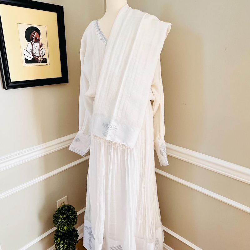 Neck Ethiopian Dress - Etsy