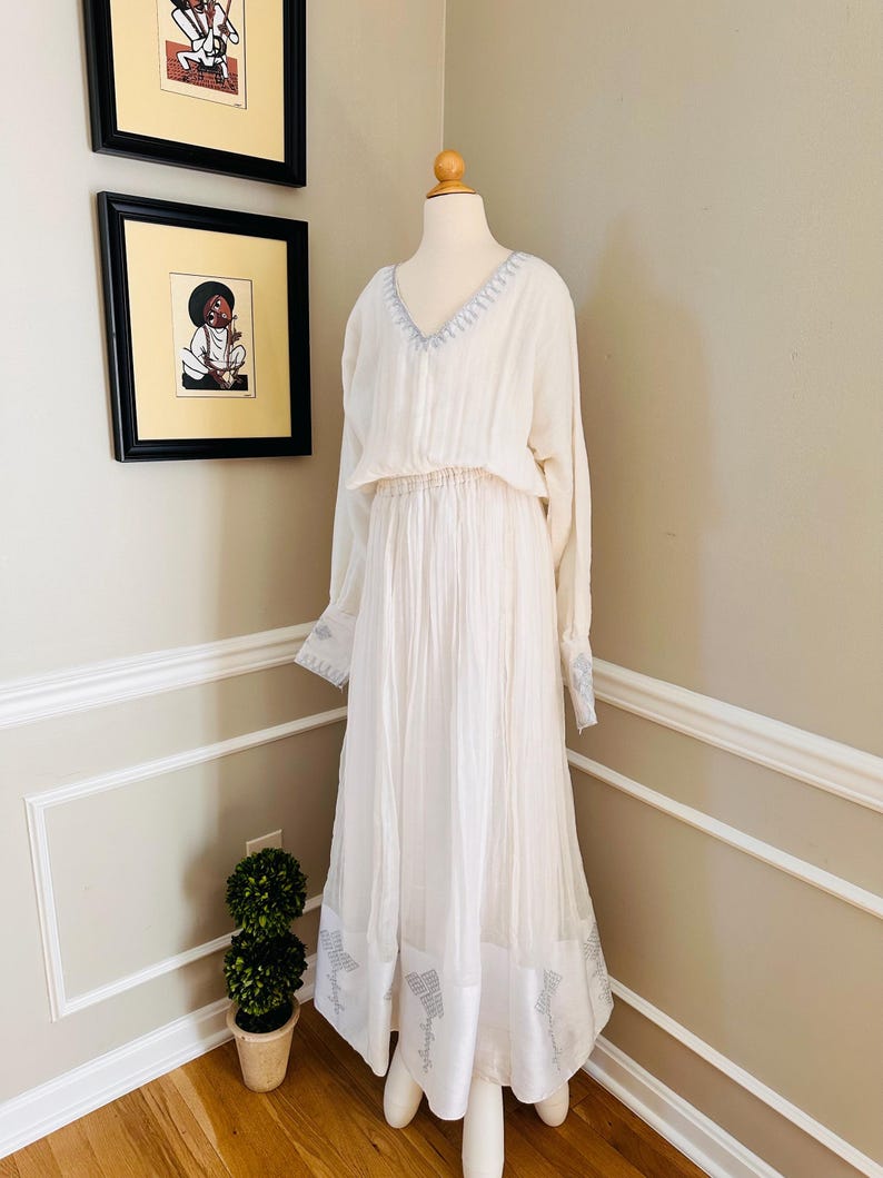 Simply Habesha - All White Habesha Libs |ethiopian Dress - Etsy