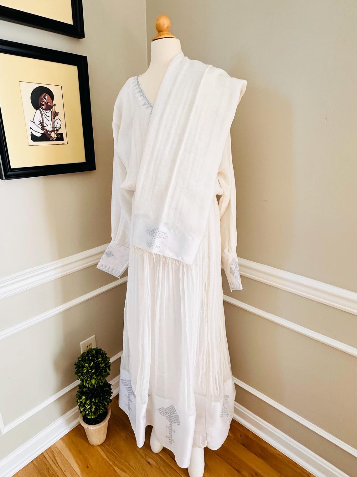 Simply Habesha - All White Habesha Libs |ethiopian Dress - Etsy