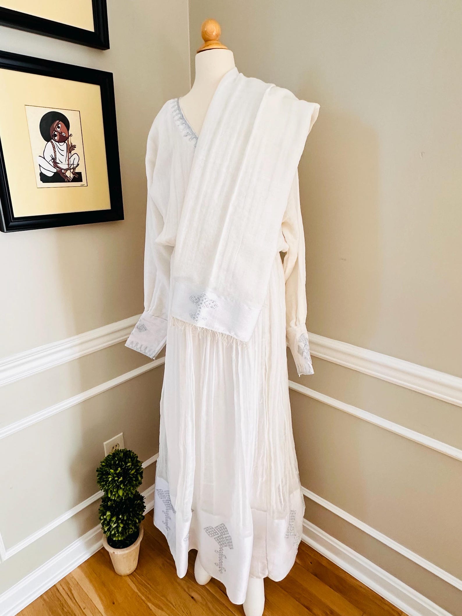 Simply Habesha - All White Habesha Libs |ethiopian Dress - Etsy
