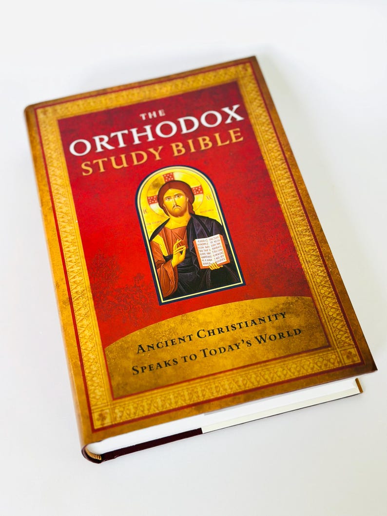 Orthodox Study Bible - Etsy