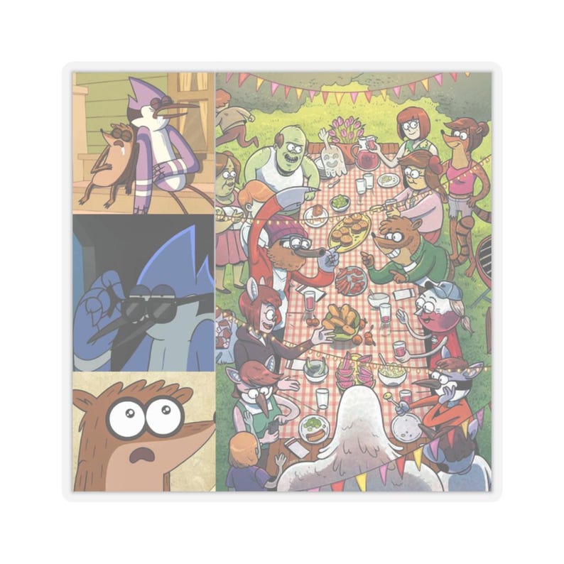 Regular Show Sticker, Mordecai and Rigby - Etsy