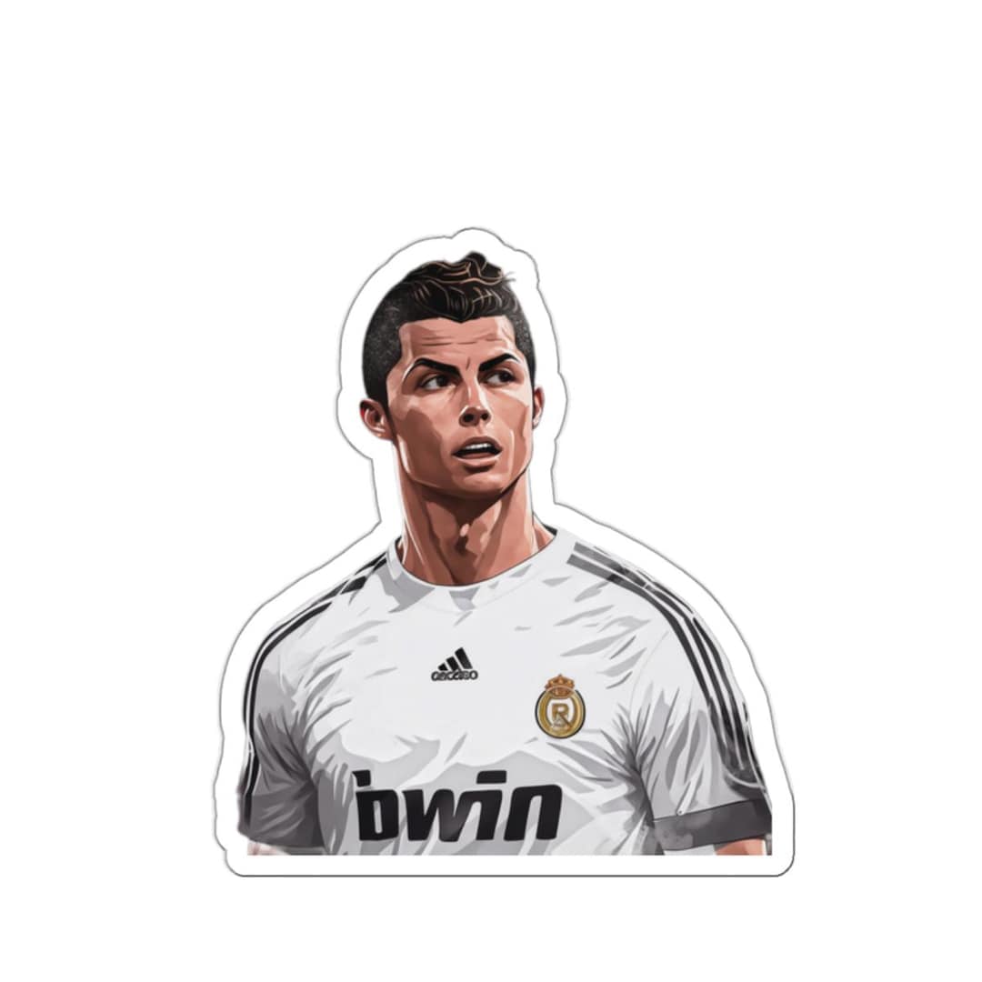 Real Madrid Era Cristiano Ronaldo Sticker CR7 Football Legend High ...