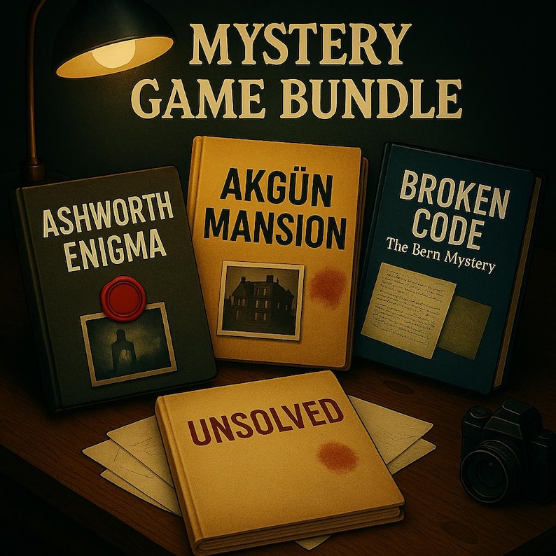 Ultimate 3 Detective Mystery Game Bundle, Printable Unsolved Case Files ...