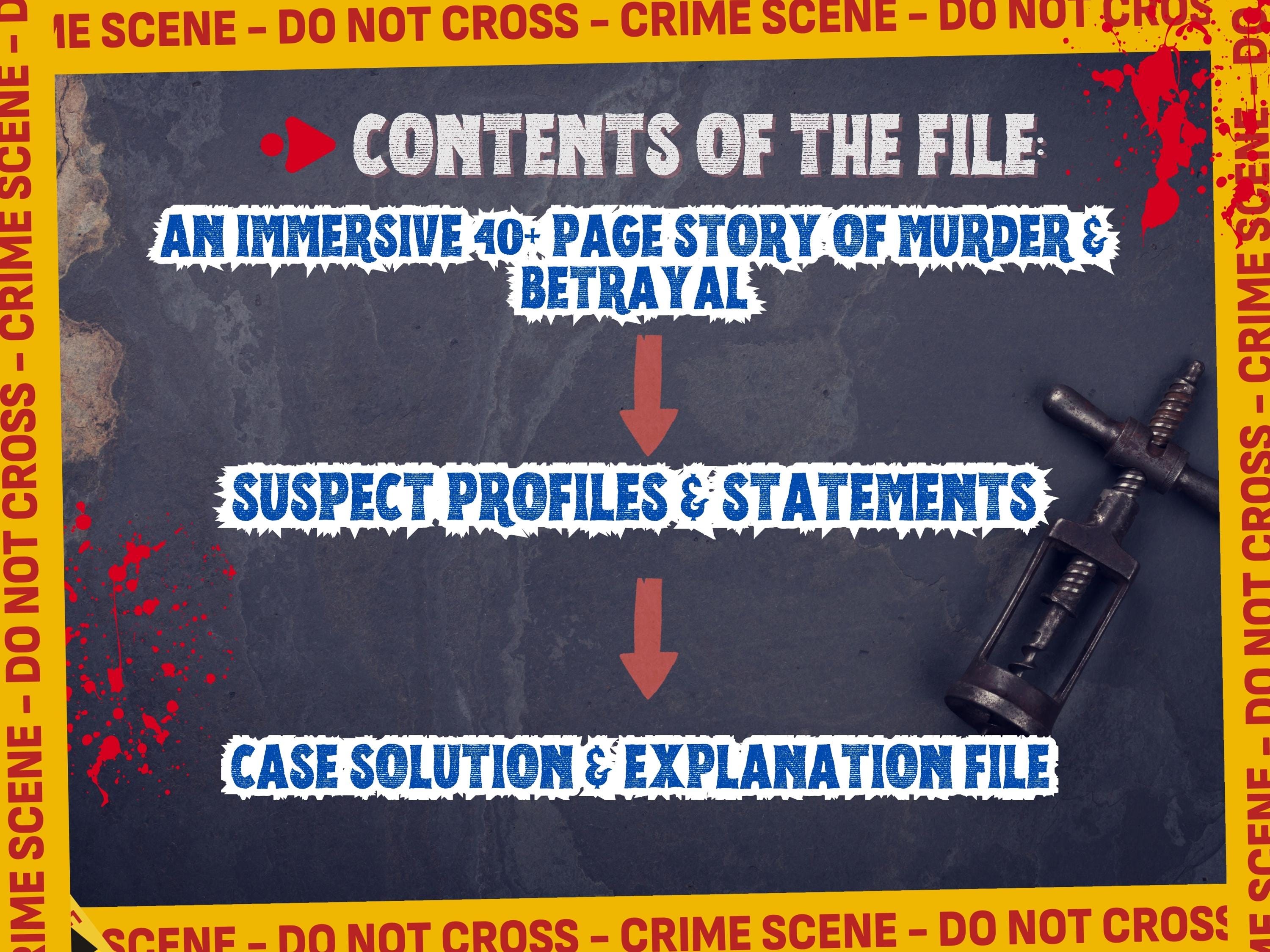 Unsolved Case File: 1950s London Murder Mystery Game for Date Night ...