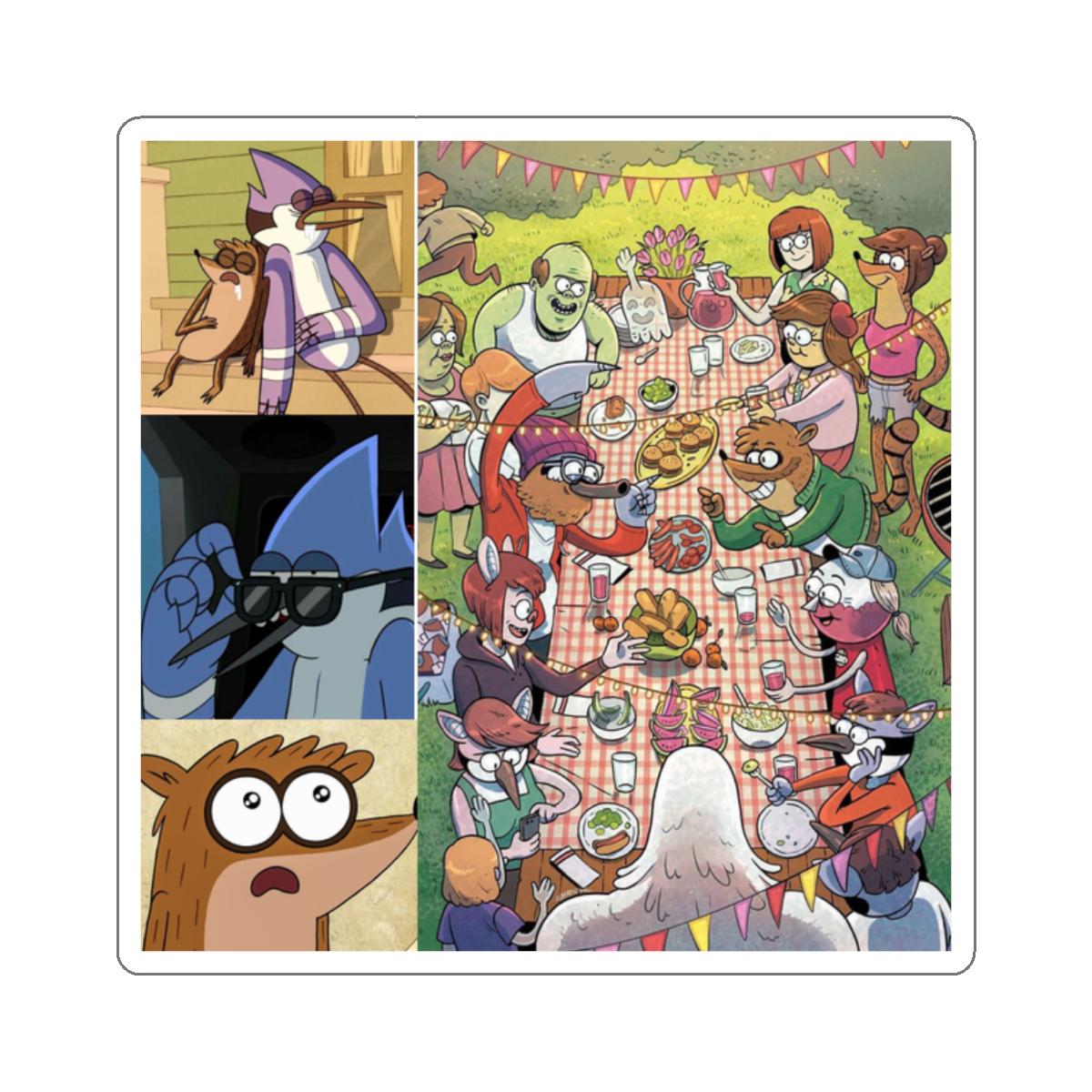 Regular Show Sticker, Mordecai and Rigby - Etsy