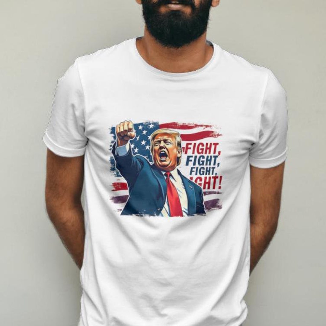 Trump Fight Tee, Patriotic Shirt - USA Election Apparel, Patriotic ...