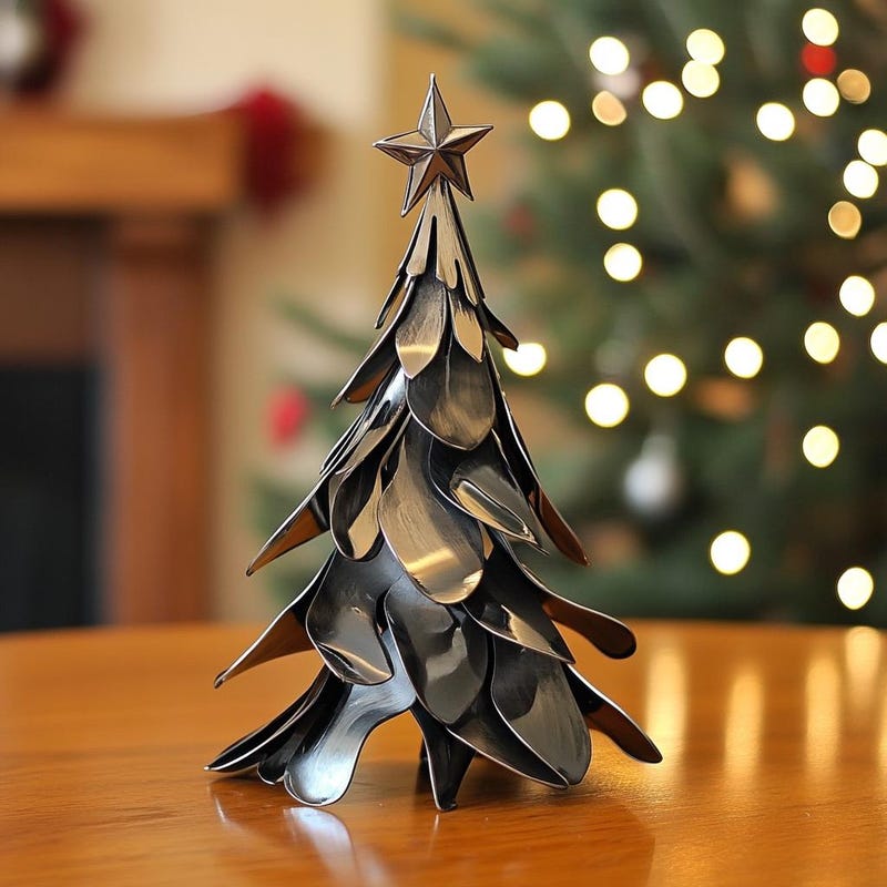 Metal Tree Sculpture - Etsy