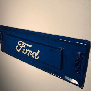 Handmade Metal Tailgate/ Ford Sign Decor - Metal Sign 36" - Etsy
