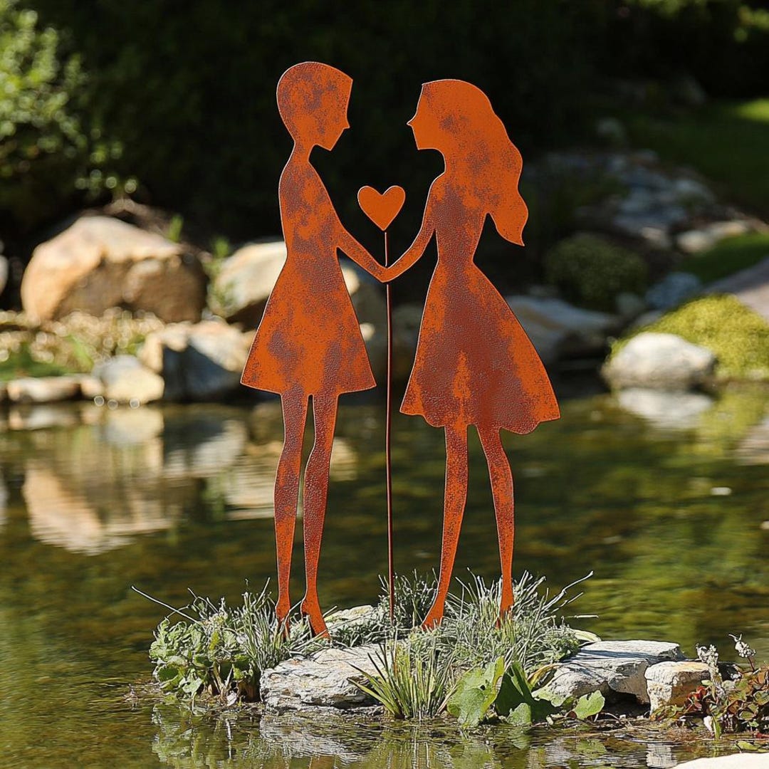 Kindred Hearts Garden Sculpture - Garden Decor - Etsy