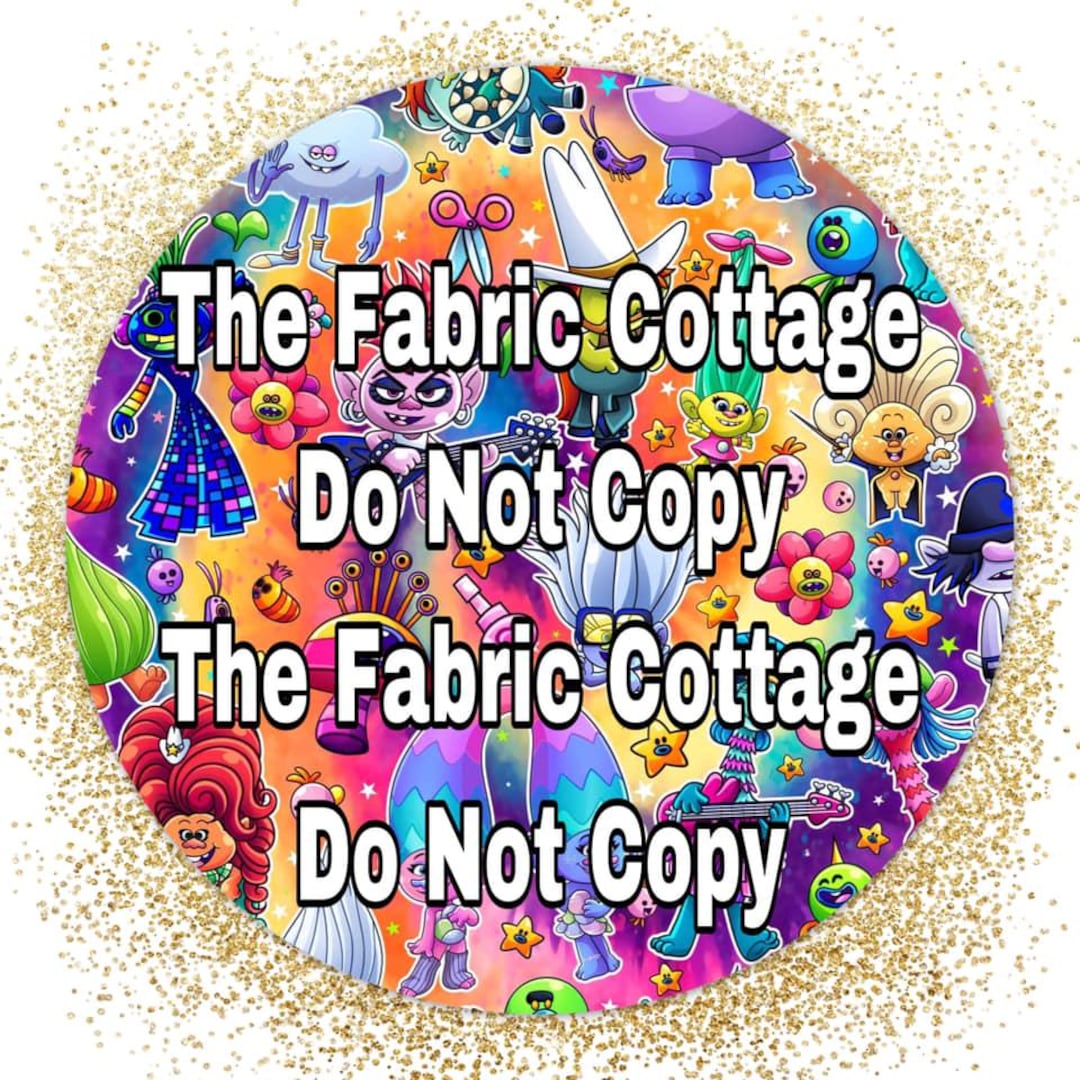 Rocker Trollstice Seamless Digital Design Pattern - Etsy