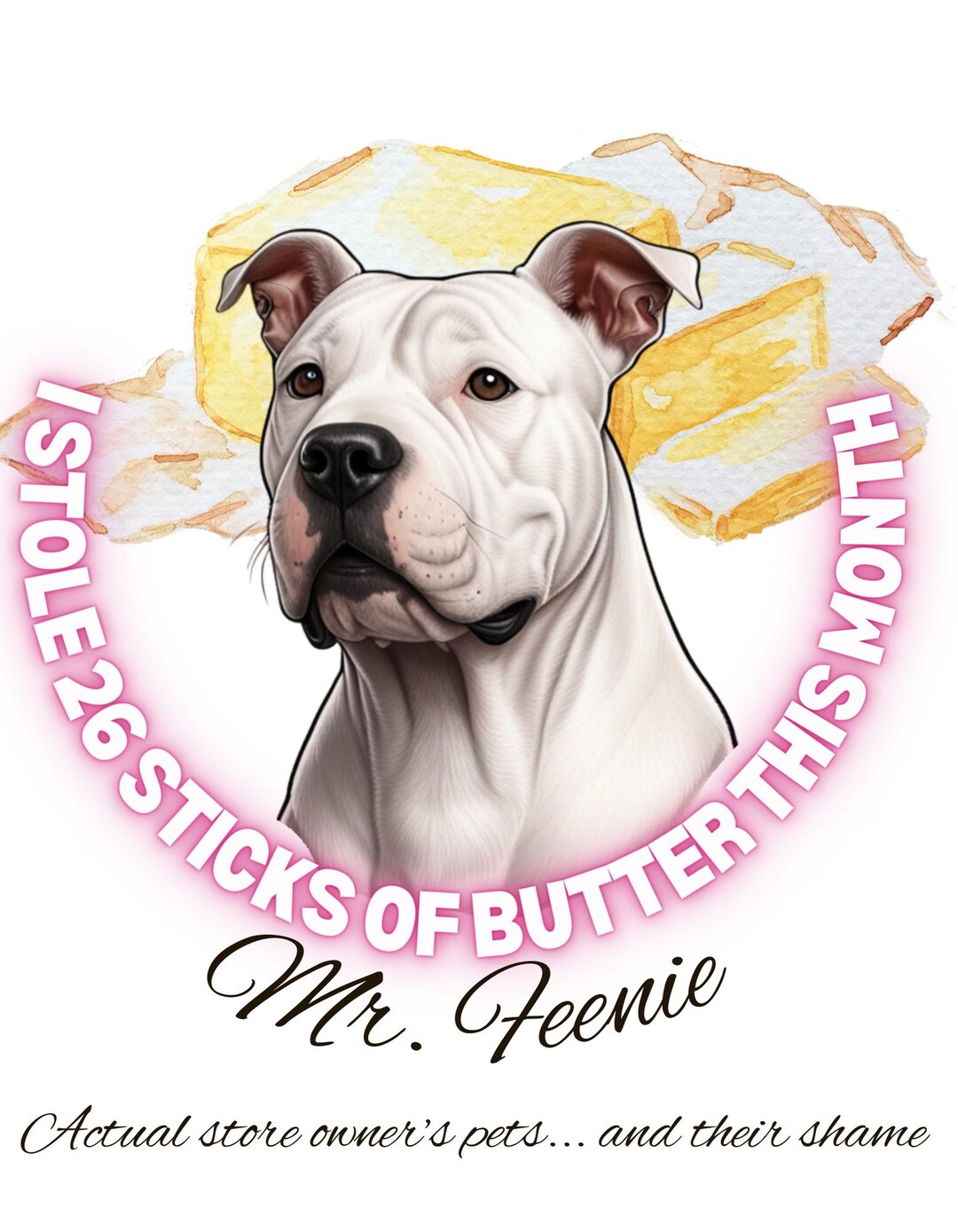 Customized Pet Portraits, Pet Shame Pet Accessories and Human Gifts ...