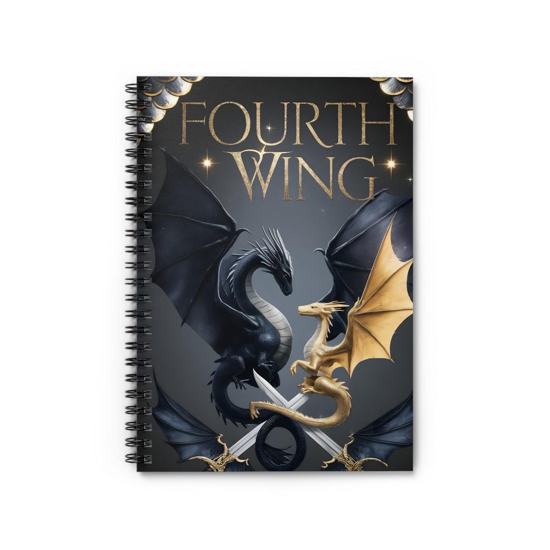 Ruled Spiral Notebook Fourth Wing: Write Your Legend - Etsy